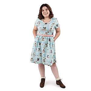 Stitch Shoppe by Loungefly Stitch Shoppe Bambi Plaid Olivia Dress