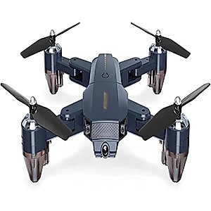 INDYAH Foldable 720P High-Definition Camera Drone,-Key Return to Home, Remote Control Aircraft with Real-Time Image Transmission Function/Denim Blue/30W