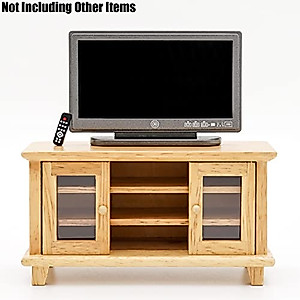 Odoria 1/12 Miniature TV and Remote Dollhouse Decoration Accessories