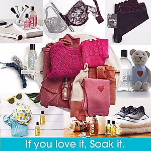 Soak Laundry Soap – No Rinse, Plant Derived Hand Wash Detergent - 375 ml / 12 fl. oz, 75+ Washes (Lacey)