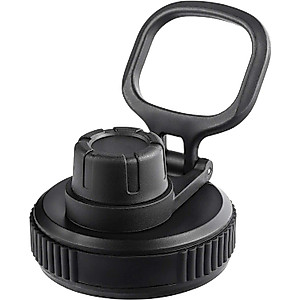 NuRich Hydraflow Wide Mouth Spout Twist Chug Nalgene Replacement Lid or Cap, Compatible with Nalgene 32 oz Wide Mouth Lid, Hydroflask & Many More Top Water Bottle Brands Sizes 12 16 18 20 32 40 64 Oz
