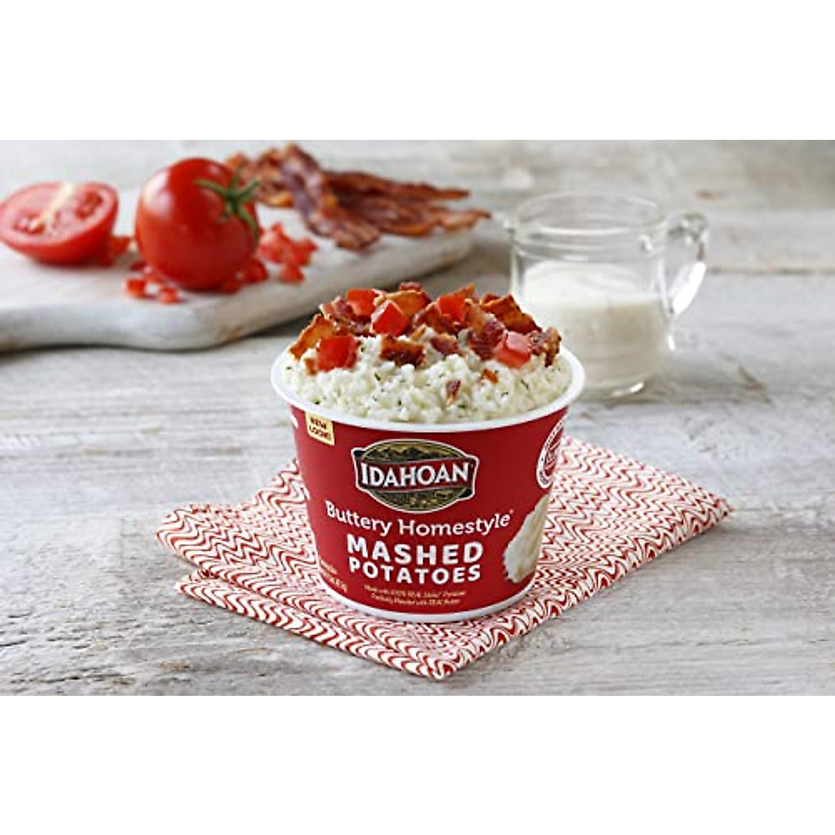 Idahoan Buttery Homestyle Mashed Potatoes, 1.5 oz cup (12-Pack)