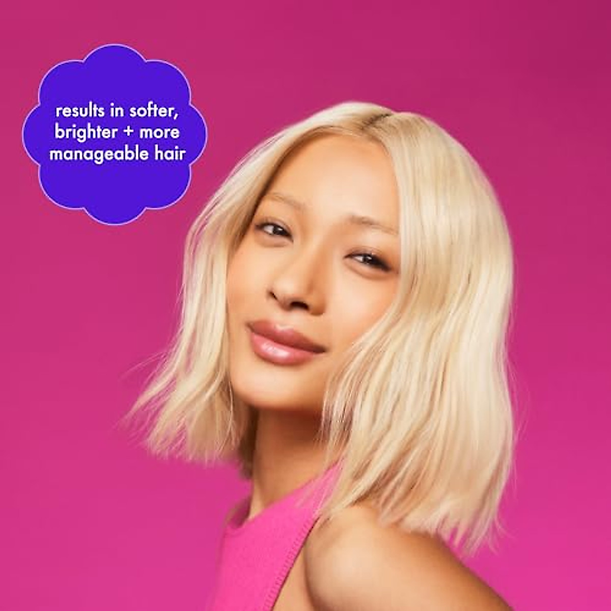 amika bust your brass toning + strength repair mask, 250ml