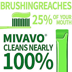 Travel Sizet Mouthwash Portable Strip Mouthwash for Fresh Breath Nnatural Fluoride Fre 20 Packets (Mint)