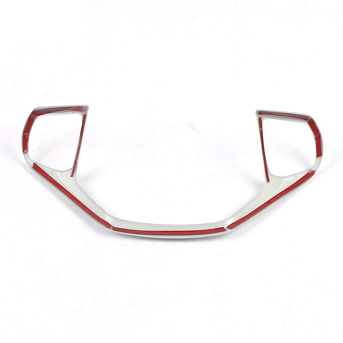 ruihe 2pc Carbon Fiber Folor Steering Wheel Cover Trim Fit for Ford Explorer 2020 2021 2022 2023 2024