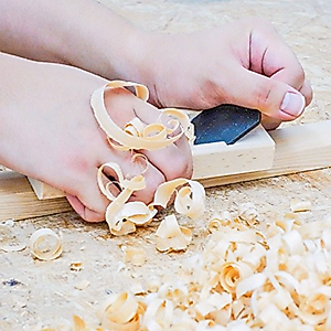 SUIZAN Japanese Wood Block Plane Kanna 1.7 Inch (42mm) Hand Planer Japanese Woodworking tools