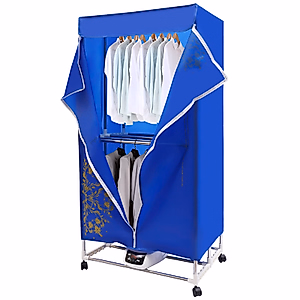 Clothes Dryer Portable Travel Dryer Machine,1200-1500W Folding Dryer Machine,Portable Dryer for Apartments,PTC 5-layer Heating Electric Clothes Drying (Printed)