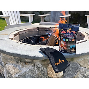 GOFIRE: Ultimate All Purpose Fire Starter- Non-Toxic, Earth-Friendly, Portable, Weather-Proof Fire Starter for Camping, Hiking, Backpacking, Fireplaces, Wood Stoves and More! 100 Fire Starters
