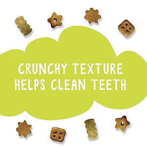 Purina Friskies Made in USA Facilities Cat Treats, Party Mix Crunch Morning Munch - (10) 2.1 oz. Pouches