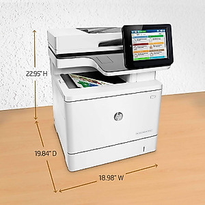 HP Color LaserJet Enterprise M577dn (B5L46A#BGJ) Duplex 3600 dpi USB/Ethernet Laser Multifunction Printer (Renewed)