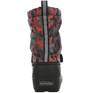 Northside Kid's Frosty Insulated Winter Snow Boots - Brown/Orange, 2 Little Kid