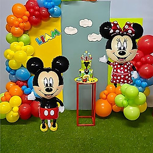 2Pcs Giant Mickey Jumbo Minnie Size 45"Inch Character Foil Balloon Decoration Balloons for Kids Birthday Party Supplies