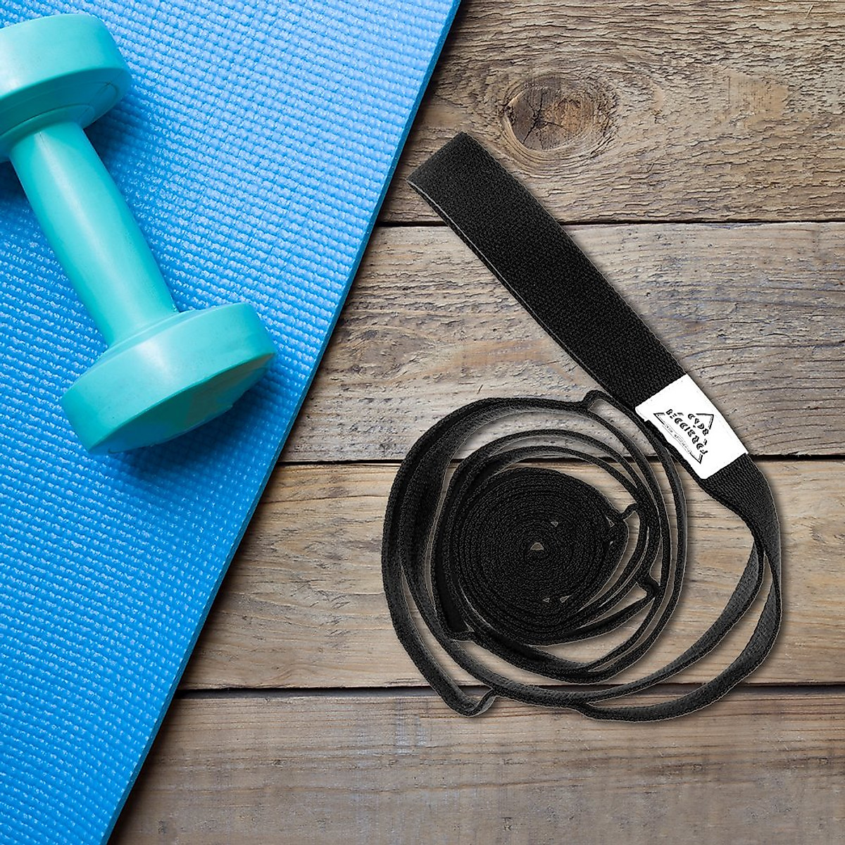 Forbidden Road Stretch Strap (6ft, 8ft) Yoga Strap with Muti-loops Exercise Band for Physical Therapy Green/Black/Blue/Purple