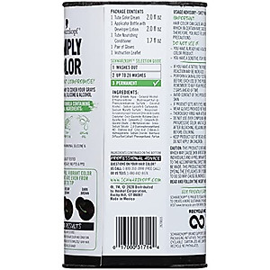 Schwarzkopf Simply Color Permanent Hair Color, 3.0 Darkest Brown