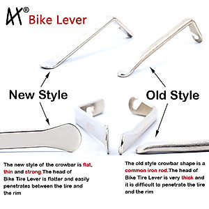 Tragoods Premium Bicycle Tire Lever Tyre Spoon Iron Changing Tool, Bike Tire Levers Premium Stainless Steel Levers to Repair Bike Tube, Best Tire Changing Tool, Set of 5