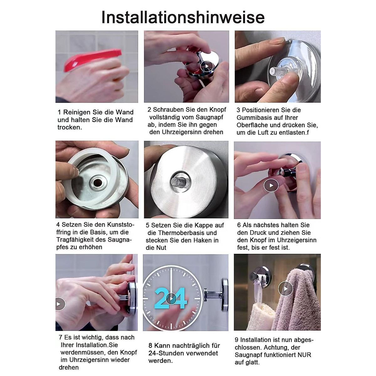 Luxe Hold No Drill Hooks,Luxehold No-Drill Hooks,Shower Hooks for Inside Shower,Suction Towel Hook,Multifunction Home Suction Cup Hooks for Bathroom,Kitchen,Glass Door,Mirror,Tile (2Pcs* Gold)