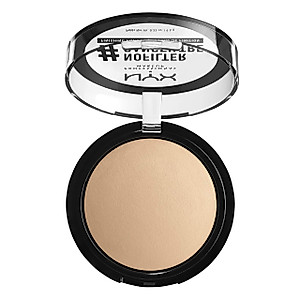 NYX PROFESSIONAL MAKEUP #NoFilter Finishing Powder, Pressed Setting Powder - Medium Olive