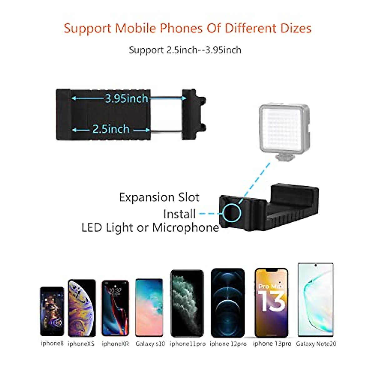 Adjustable Phone Tripod, Phone Stand for Recording, Overhead Phone Mount, Tabletop Tripod for Cookie Decorating and Teaching Online Live Streaming and Showing Drawing Sketching Cooking Recording