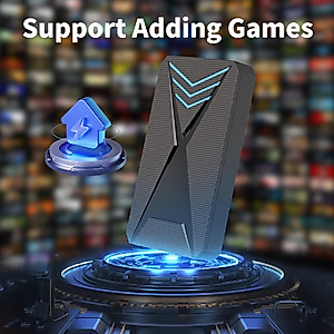 2T Retro Gaming Console HDD, Emulator Hard Drive, Emulator Console with Built-in 4280 Retro Play Games, 18 Emulator, Plug & Play Video Game Consoles for Win 8.1/10/11, Support for Adding Games