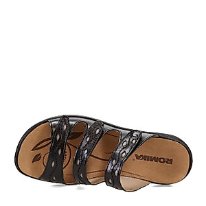 Romika Women's, Ibiza 66 Sandal Black 38 M