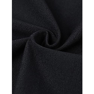 tanzdunsje Girls Dance Leotard Long Sleeve Black Ballet Leotard Crisscross Straps Back Dance Top Gymnastics for Girl Toddler Women (Black, 130)