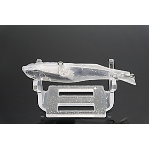 10PCS Unpainted VIB Lipless Sinking Fishing Pencil Lures 82mm 19.87g ABS Hard crankbait 8291 with Free Eye