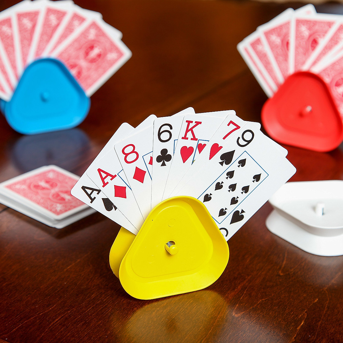 Home-X Playing Card Holders. Set of 4