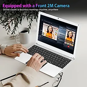 14.1'' Windows 11 Laptop, Intel Celeron N3450, 1920x1080 FHD IPS Display, Ultra Slim Notebook PC, with 4GB RAM 64GB EMMC, BT4.2, Work Study Computer