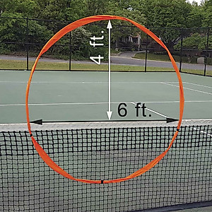 OnCourt OffCourt Tennis & Golf Target Rings - Set Up in Seconds / 6-ft Rings