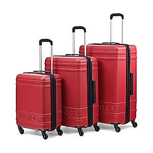 Tommy Hilfiger Lexington Upight Hard Suitcase, Red, 25"