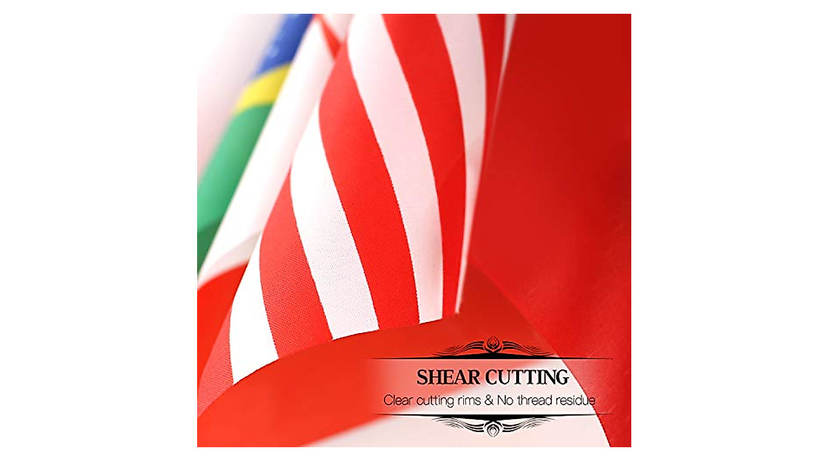 Anley USA Armed Service Desk Flags Set - Vivid & Durable