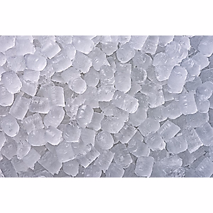 KBice Self Dispensing Countertop Nugget Ice Maker, Crunchy Pebble Sonic Ice Maker's Produces Max 30 lbs of Nugget Ice per Day, Stainless Steel Display Panel