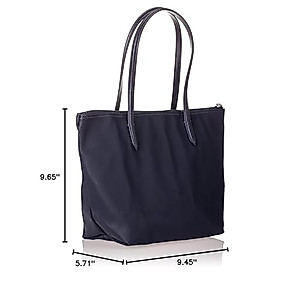 Lacoste Women's L.12.12 Small Tote Bag Shoulder Handbag, Eclipse, One Size