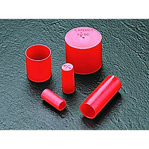 Caplugs 99394792 Plastic Sleeve Cap for Tube Ends. SC-2 1/8, PE-LD, Cap ID 2.125" Length 1.00", Red (Pack of 20)