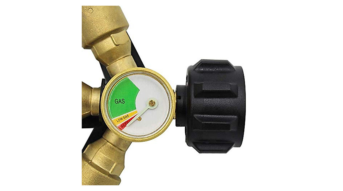 METER STAR Propane Manifold: Gauge Adapter & Splitter