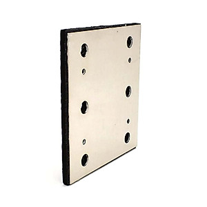 Superior Pads and Abrasives SPD19 1/4 Sheet, 6 Hole Stick on Square Sanding Pad replaces Milwaukee 14-67-0275, Ridgid 200202538