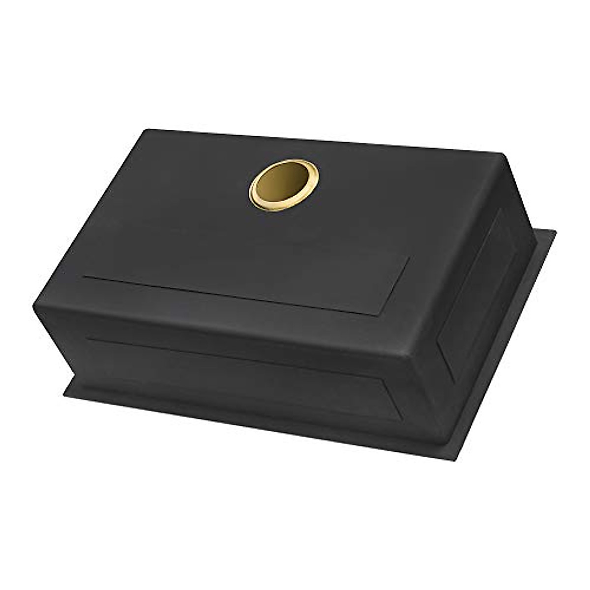 Ruvati 33 x 22 inch Satin Brass Matte Gold Stainless Steel Drop-in Topmount Kitchen Sink Single Bowl - RVH5005GG