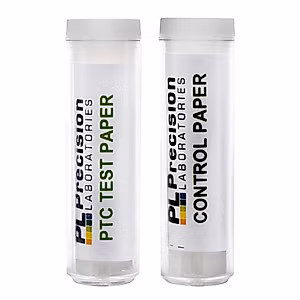 EISCO PTC Test Strips & Control Test Strips Experiment Set, Includes 2 Vials - Test Papers - Genetic Taste Testing