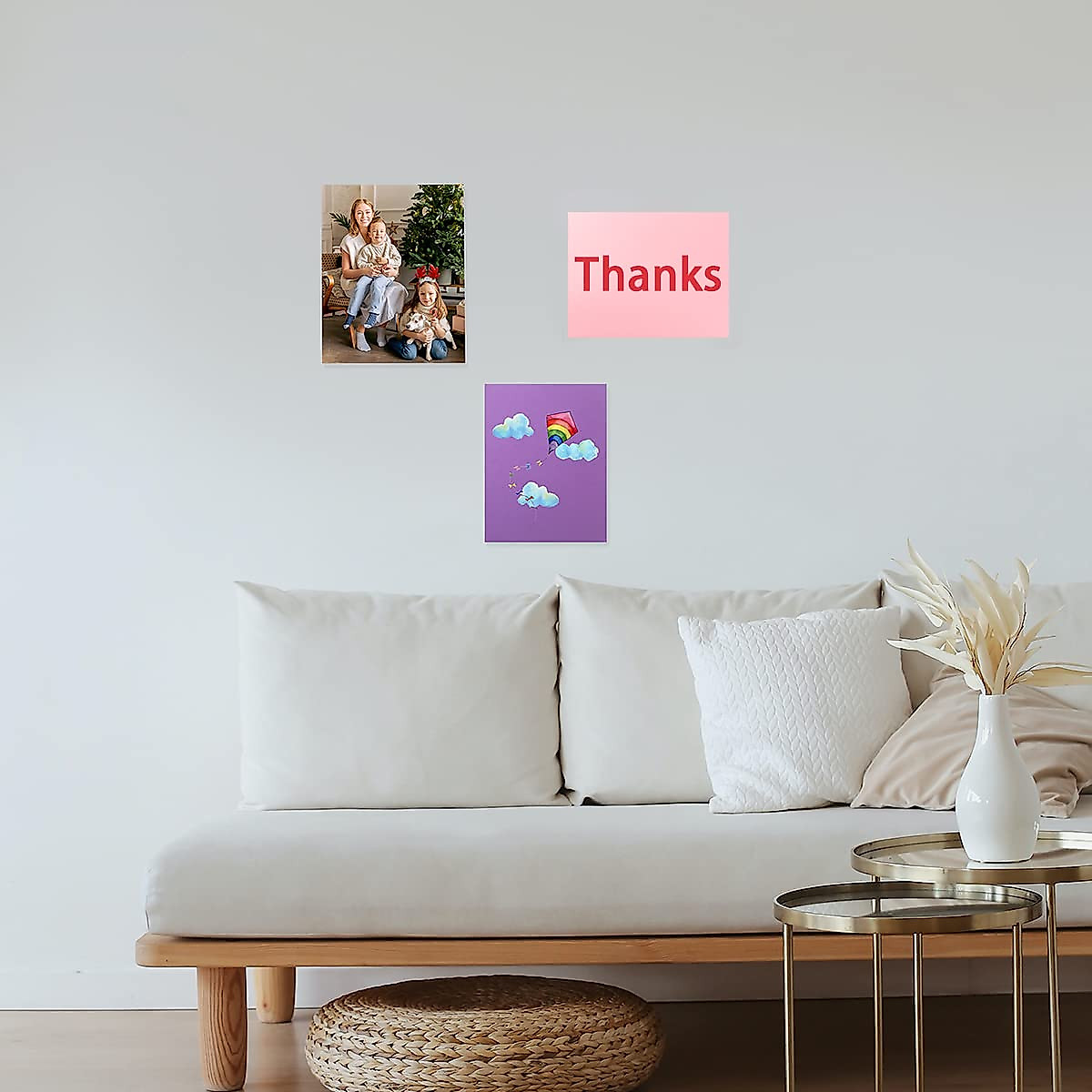 50 Sheets 8 1/2 x 11 Thick Paper Cardstock Blank Cards Colorful for DIY Crafts Cards Making, Invitations, Scrapbook Supplies (Pink, 8 1/2 x 11)