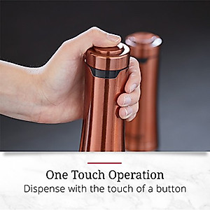 Russell Hobbs RHPK4100CPR Electric Salt & Pepper Mills, Copper, Set of 2 Grinders