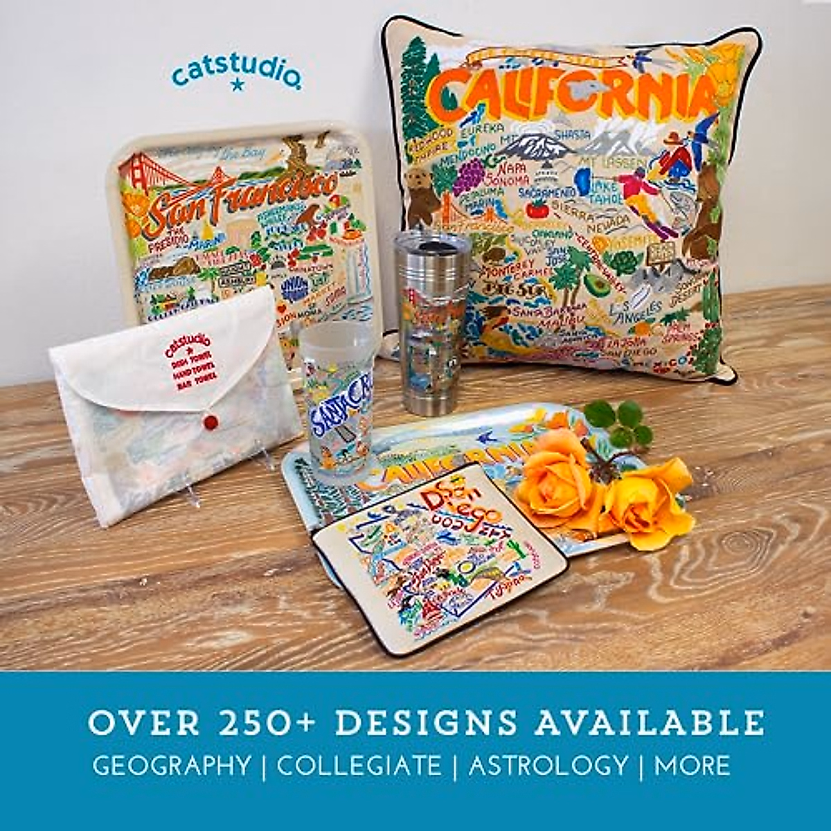 Catstudio Nevada Dish Towel - U.S. State Souvenir Kitchen and Hand Towel with Original Artwork - Perfect Tea Towel for Nevada Lovers, Travel Souvenir