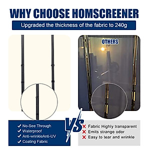 Room Divider 6FT Portable Room Dividers and Folding Privacy Screens, 176'' W Fabric Divider for Room Separation, 8 Panel Partition Room Dividers Freestanding Wall Divider Screen for Dorm Studio Office