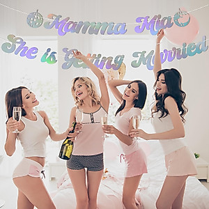 Mamma Mia She is Getting Married Banner, She Found Her Honey Honey, Dancing Queen Bachelorette Party Decorations, Last Disco Bridal Shower Wedding Party Decorations