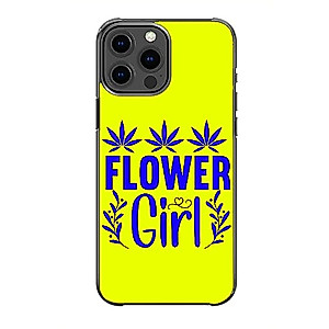 Flower Girl Funny Sarcastic Stoner Pattern Art Design Anti-Fall and Shockproof Gift iPhone case (iPhone 12 Mini)