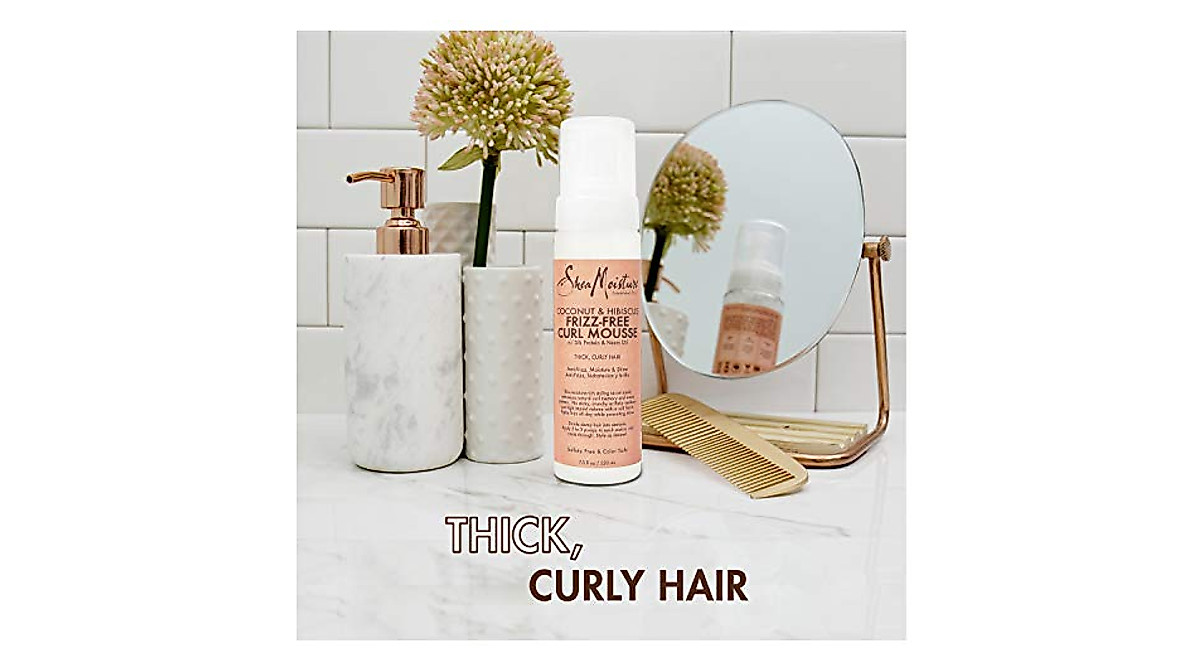 SheaMoisture Curl Mousse: Frizz Control & Define Curls | Shine