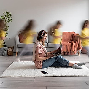 Disney The Little Mermaid Bluetooth Over-Ear Headphones, Wireless Foldable Headset with Built-in Microphone - Ariel & Friends Design, for Adults and Kids, Comfortable Auriculares