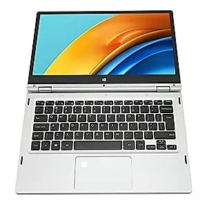 DAUERHAFT 2 in 1 Laptop, 360 Degree Rotation for Windows 11 6000mAh Battery 1920x1080 Touch Screen 13.3 Inch Laptop for Home(16G, 512G)