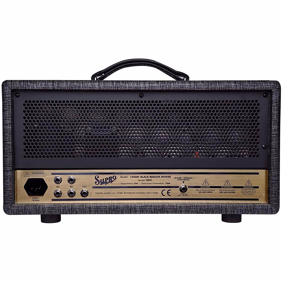 Supro 1696RTH Black Magick Reverb 25-watt Class A Tube Head