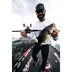 13 FISHING - Inception G2 Baitcast Reel - 5.3:1 Gear Ratio - Power Model - Left Hand Retrieve (Fresh) - ING2P-5.3-LH, Black