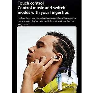 Xiaomi Redmi Buds 4 Pro TWS Wireless Earbuds Earphone Bluetooth 5.3 Active Noise Cancelling 3 Mic Wireless Headphone 36 Hours Life, 3-mic Noise Reduction for Calls, in-Ear Detection, White